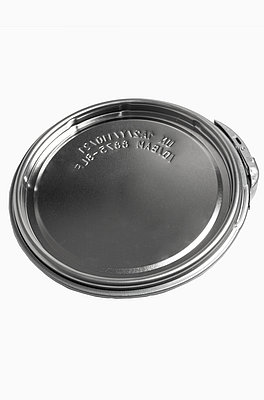 Plug-lid closure of Tinplate for 230,0 mm mouth in blank