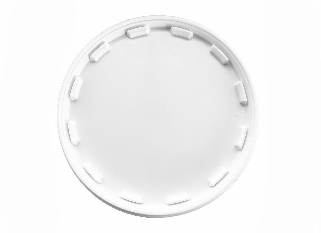 Snap lid of PP for mouth in white