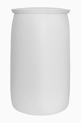 220l HDPE bung barrel (natural) with L-ring | UN-approved & food-safe